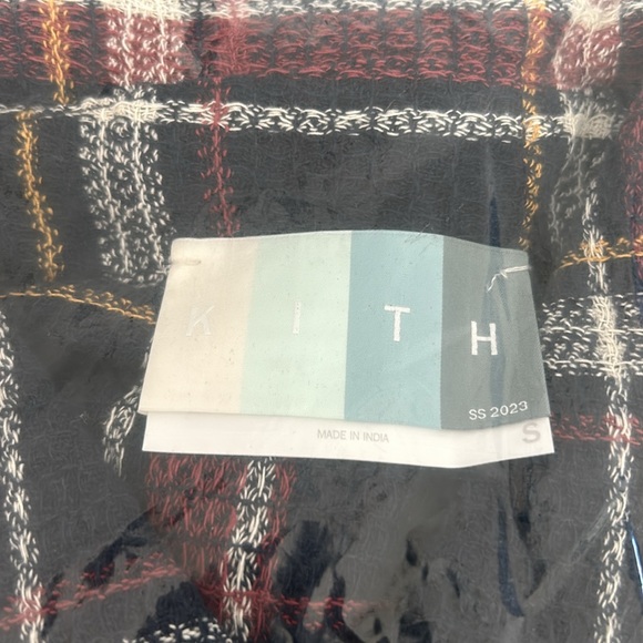 Kith | Shirts | New Kith Shadow Plaid Boxy Collard Overshirtnocturnal ...